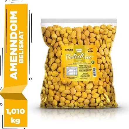Amendoim Torrado Crocante Mostarda e Mel 1kg Beliskat | Shopee Brasil