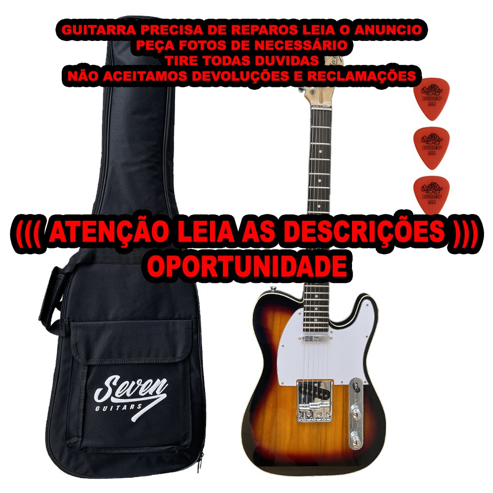 Guitarra Telecaster Seven STC-307 SB Sunburst | Shopee Brasil