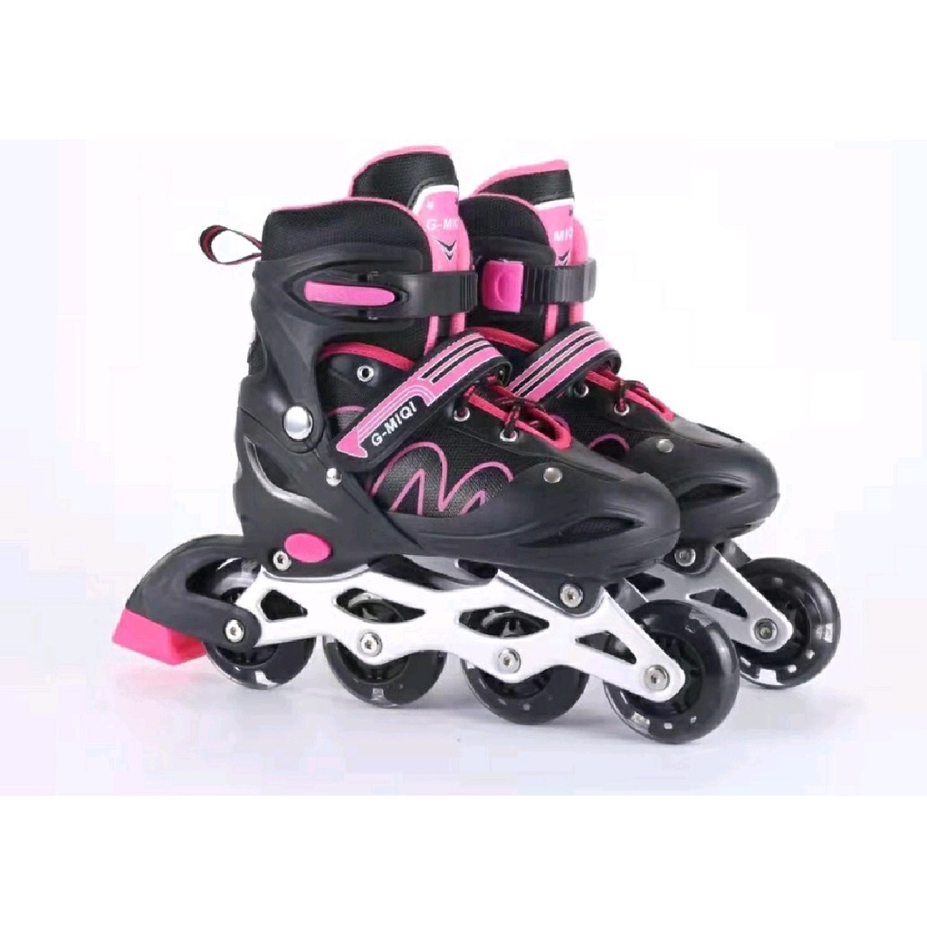 Patins Roller In Line Ajustável 28-32 / 32-36 / 36-40 + Led! | Shopee ...