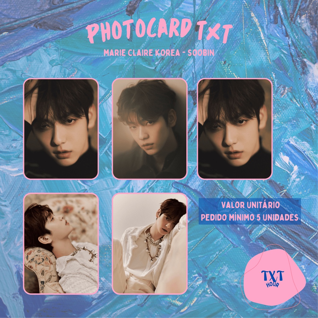 PHOTOCARD TXT (TOMORROW X TOGETHER) MARIE CLAIRE KOREA | kpop card ...