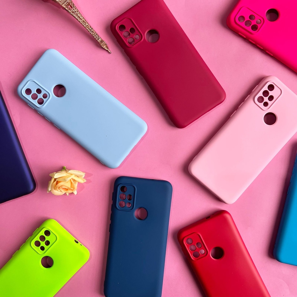 Capinha Para Motorola Moto G10/G20/G30 / Capa Case Silicone Aveludada Colorida Forrada (CF26 ...