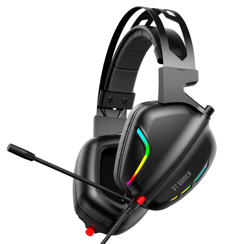 Headset Gamer GT Wizard com LED RGB para Notebook, Mobile, PS, Xbox e ...