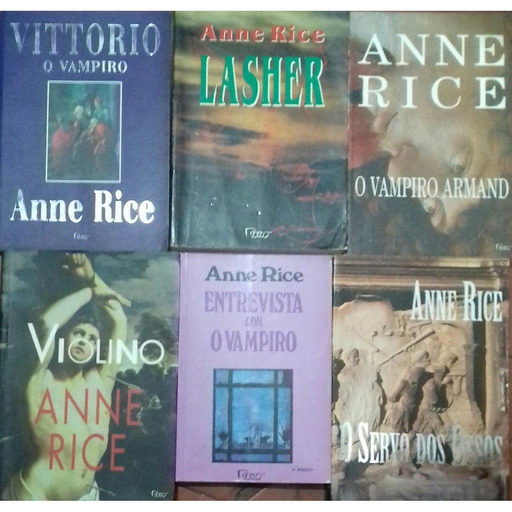 Box de 6 livros de Anne Rice | Shopee Brasil