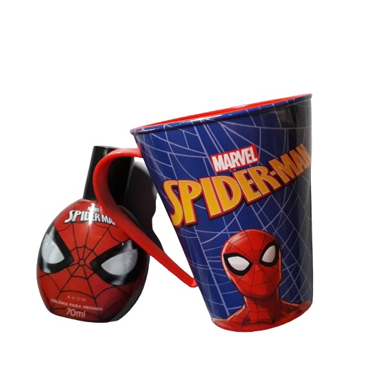 Kit Spider Man Colônia 70ml+ Copo360ml Spider man | Shopee Brasil
