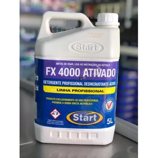 Detergente Aditivado Fx 4000 5 Litros Detergente Profissional ...