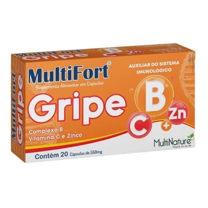 Multifort - Complexo B Vitamina C E Zinco 550mg 20caps | Shopee Brasil