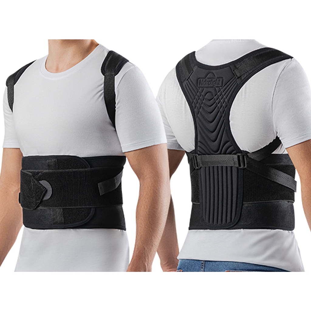 Cinta Colete Corretor Postural Support Lombar Coluna Neopreme ...