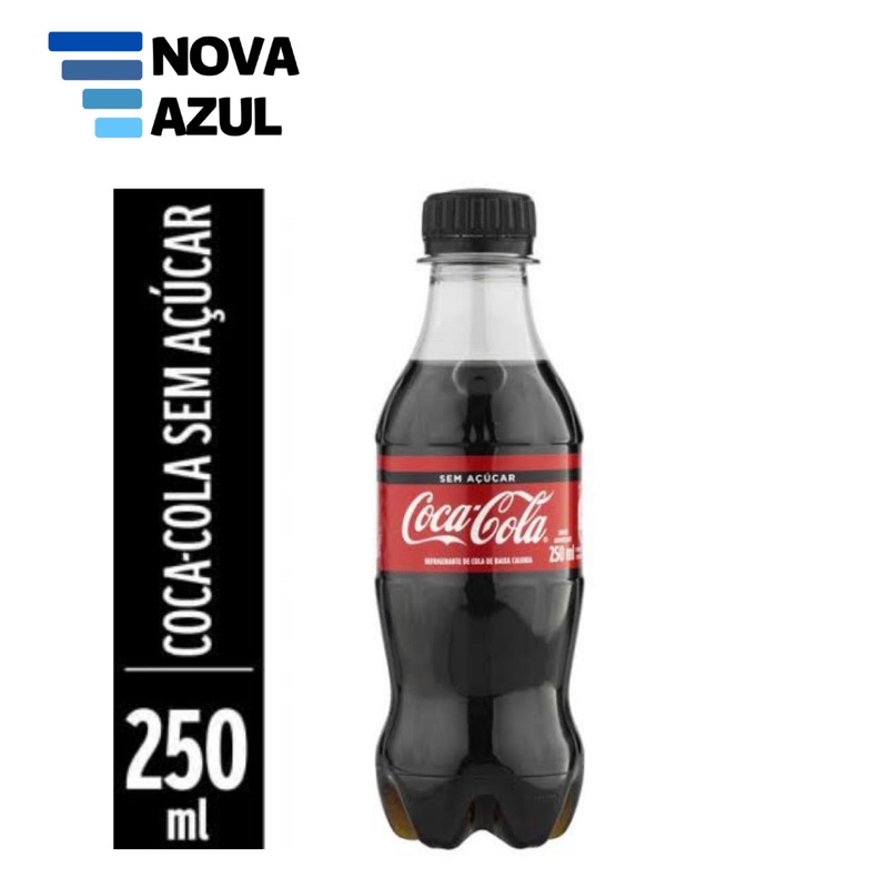 Coca Cola Zero Garrafa pet de 250ml | Shopee Brasil