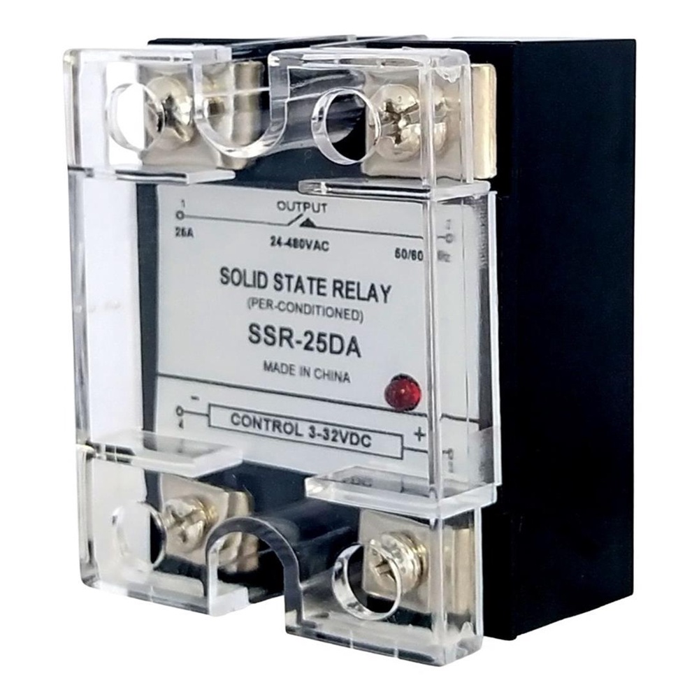 Rele De Estado Solido 25a Controle 5-32vdc 480v Ssr-25da | Shopee Brasil