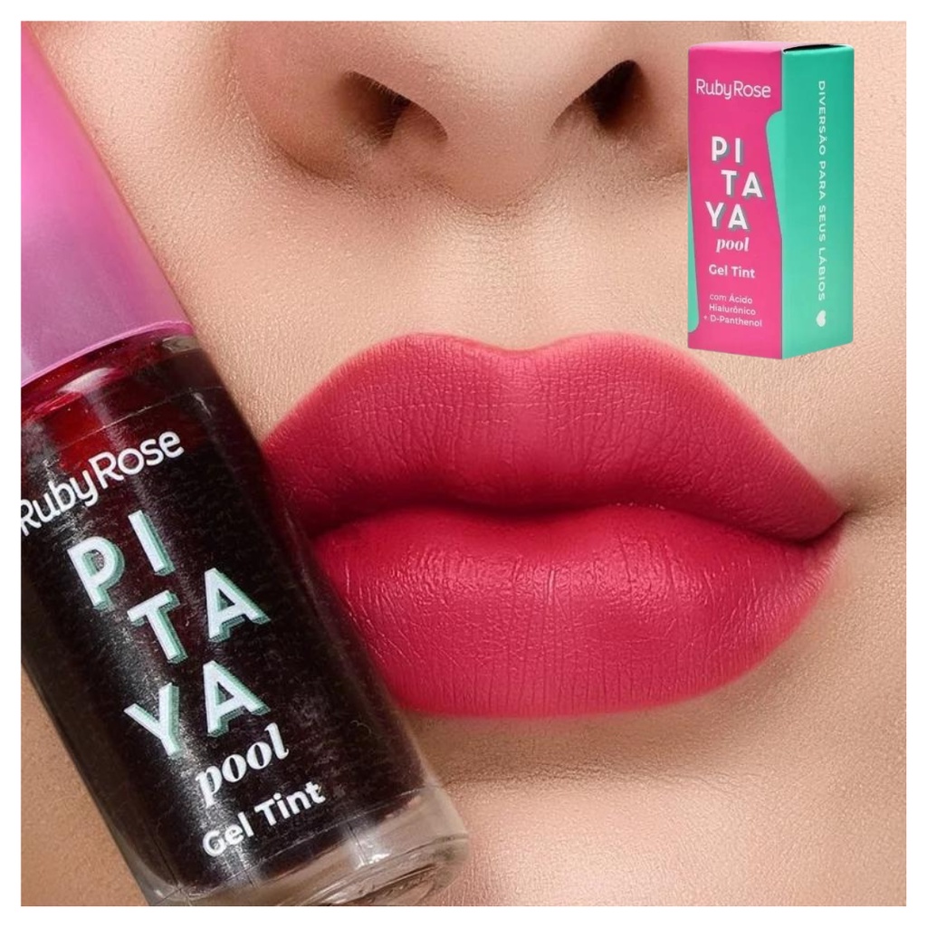 Lip Tint Gel Pitaya Ruby Rose | Shopee Brasil