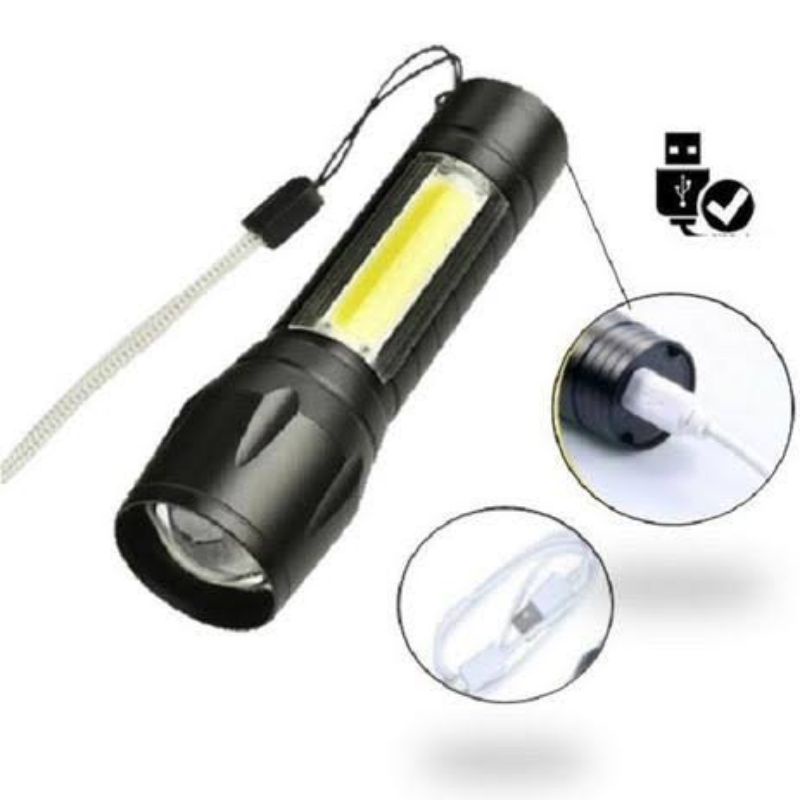 Lanterna Profissional Tatica Led 128000w Recarregavel Usb | Shopee Brasil