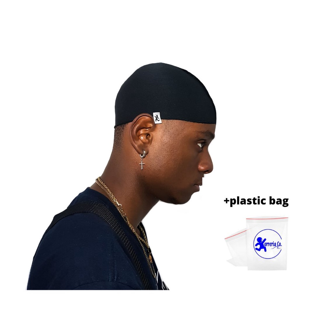 Kit Wave Cap Preta 360 waves e Plastic Bag Corre | Shopee Brasil