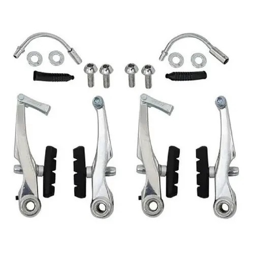 kit freio v brake em aluminio de bike bicicleta mtb completo | Shopee ...