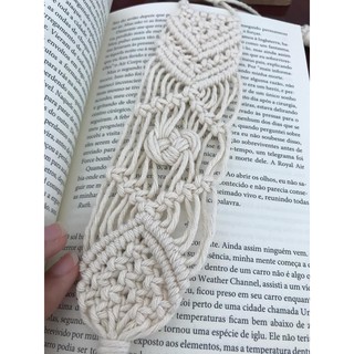 Marcador de página feito em Macrame | Shopee Brasil