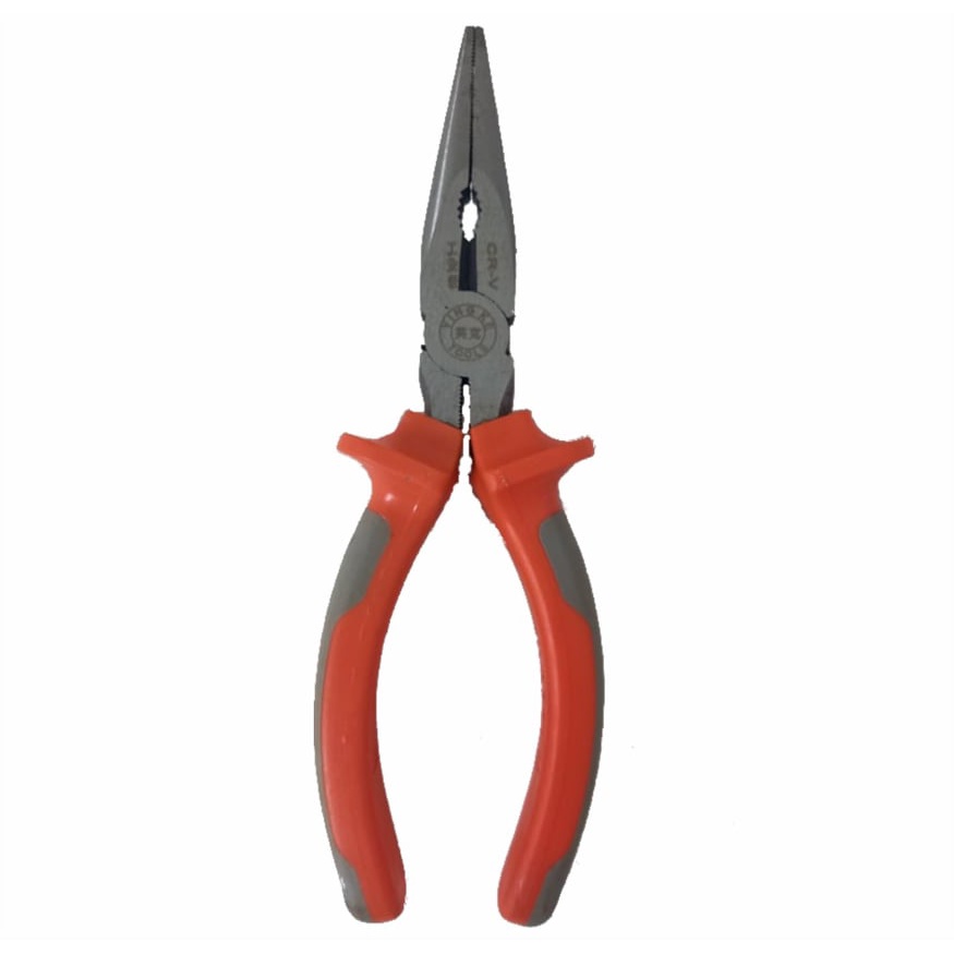 Alicate Meia Cana De Bico Longo 6 Polegadas Emborrachado | Shopee Brasil