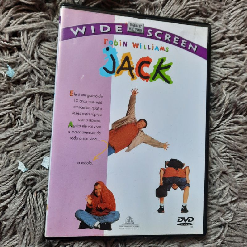 Dvd Jack (1996, Robin Williams) | Shopee Brasil
