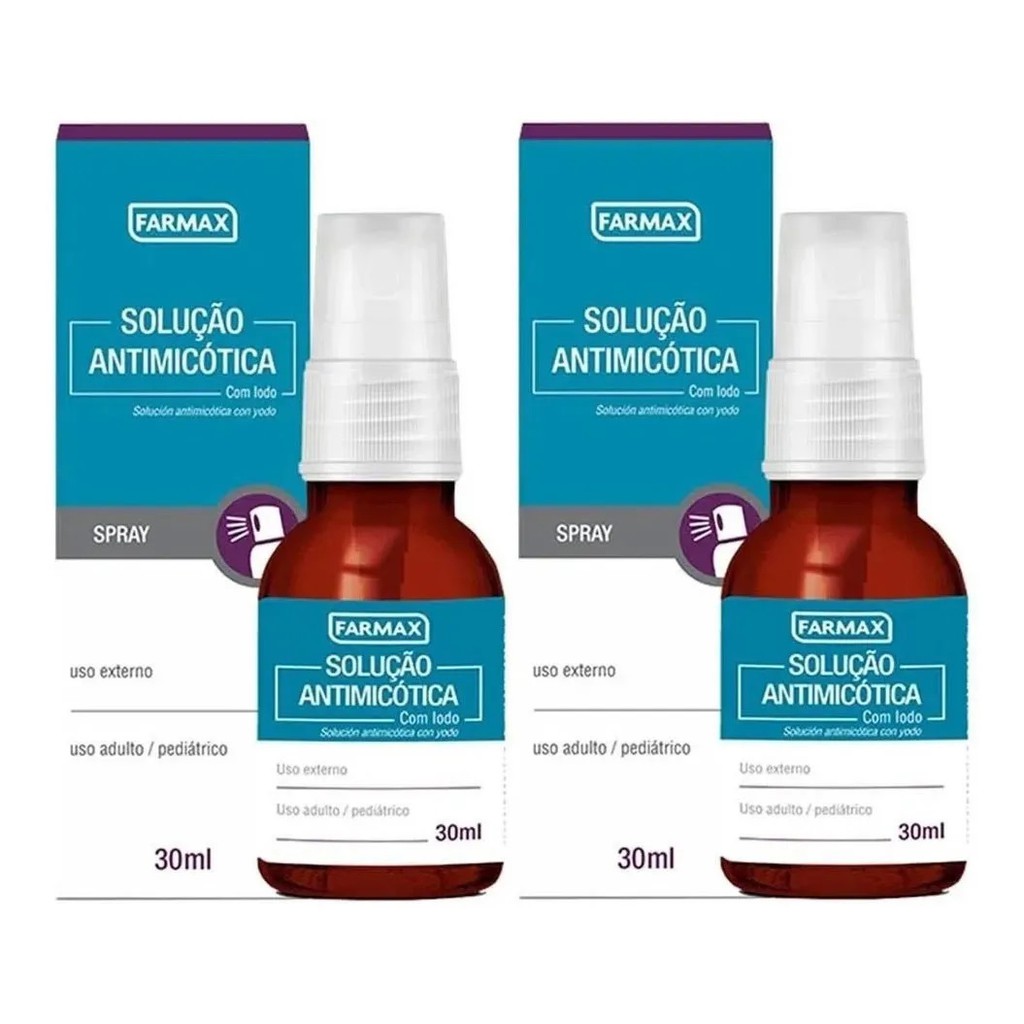 Kit Para Micose Farmax Spray 2x30mL Fungo Bactérias Unheiro | Shopee Brasil