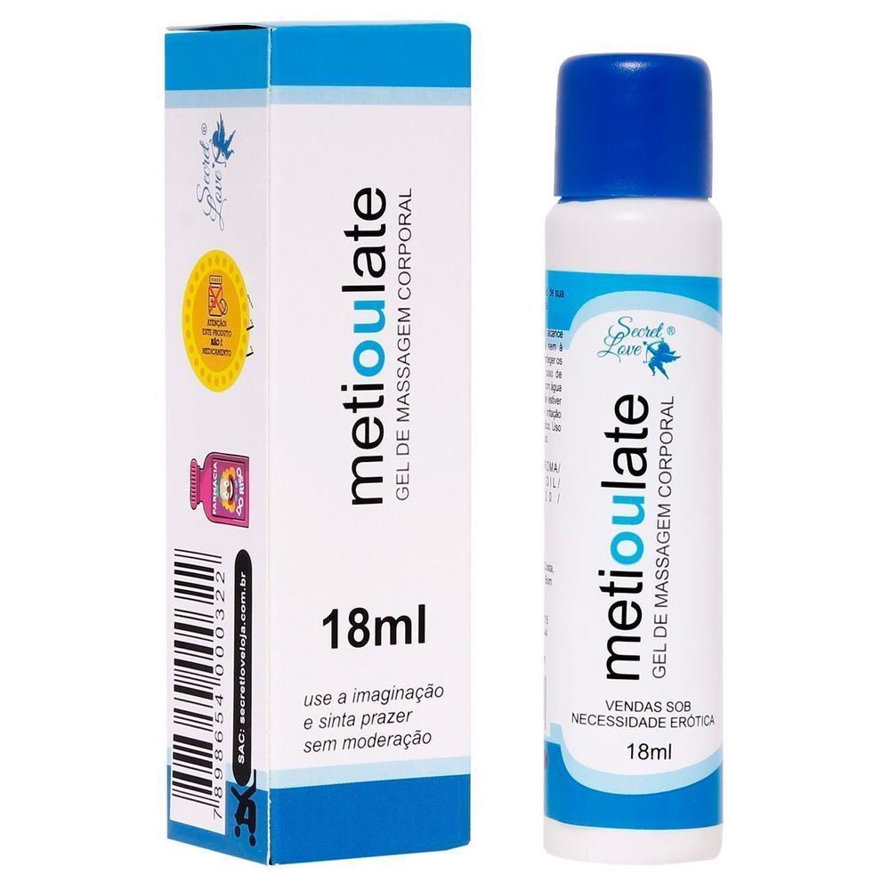 Gel Comestível Lubrificante - Metioulate - 18ML | Shopee Brasil