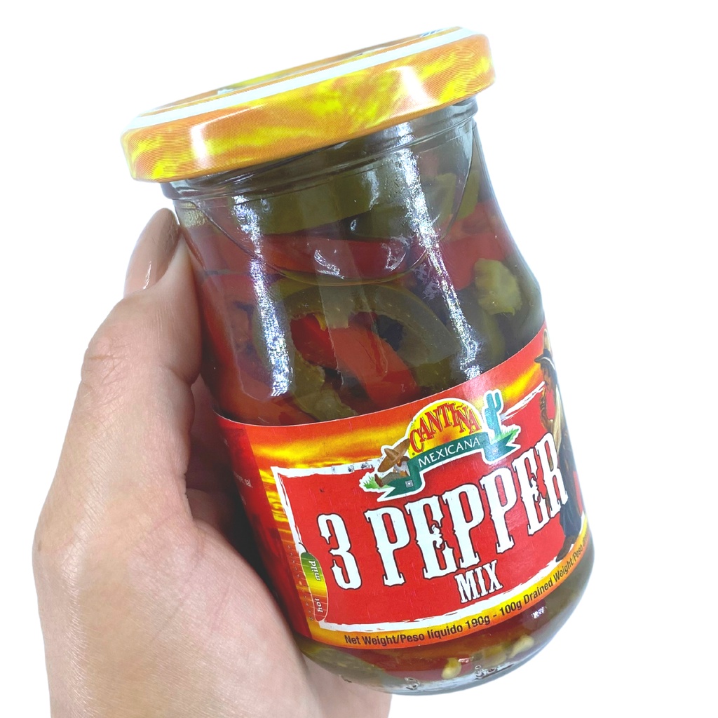 Pimenta Mexicana 3 Pepper Mix em Fatias Cantina Mexicana - Importada ...