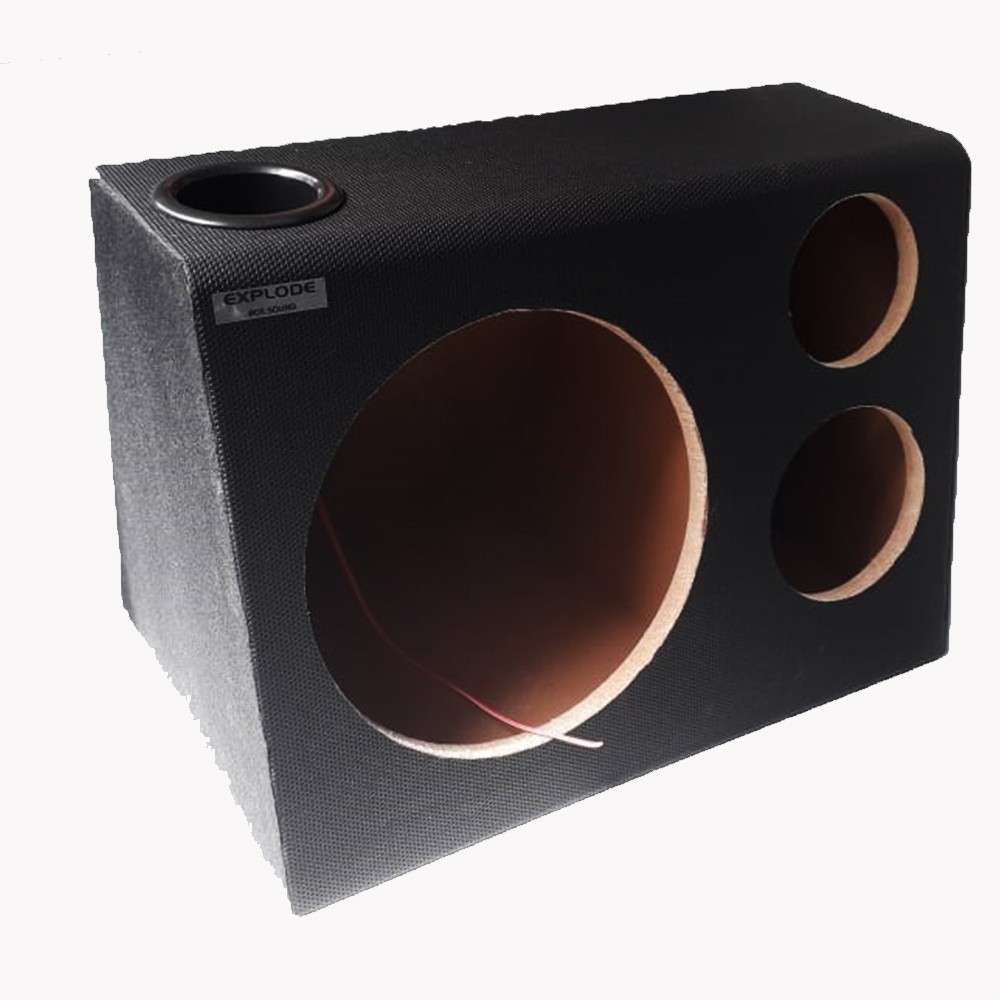 Caixa De Madeira Para Som Automotivo Trio De 12 Polegadas | Shopee Brasil