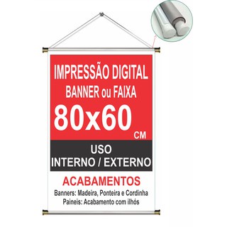 Banner Personalizado 80x60cm Arte Inclusa | Shopee Brasil