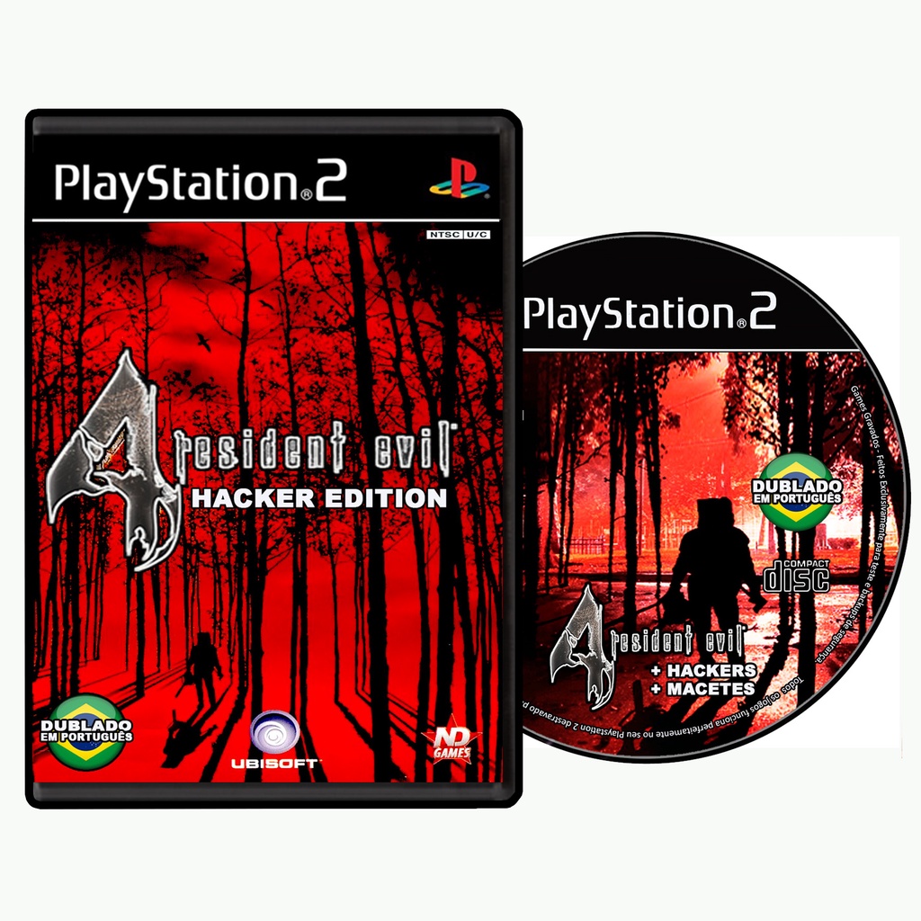 Resident evil 4 - Hacker Edition Game em Dvd para Ps2 / Playstation 2 ...