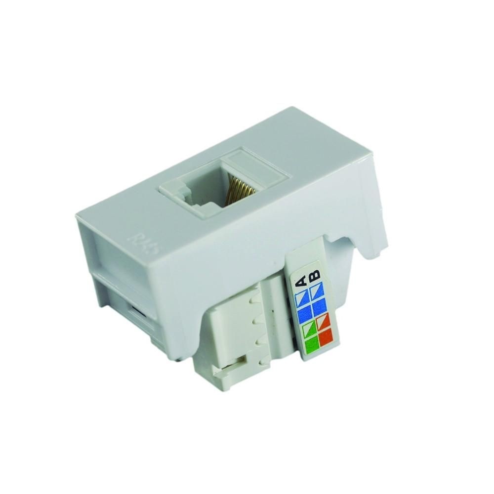 Tomada Para Casa de Parede Modulo de Rede Informatica RJ45 | Shopee Brasil