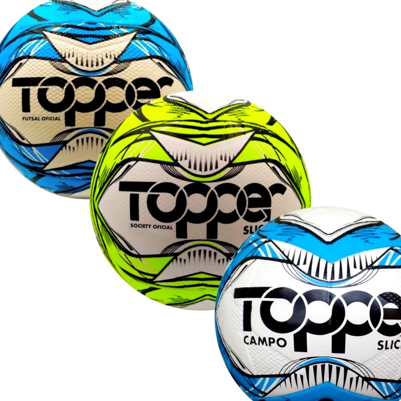 Bola Topper para Futebol de Campo Futsal Society Slick para Jogar Super ...