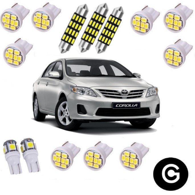 Kit De Lampada Led Completo Para Corolla | Shopee Brasil