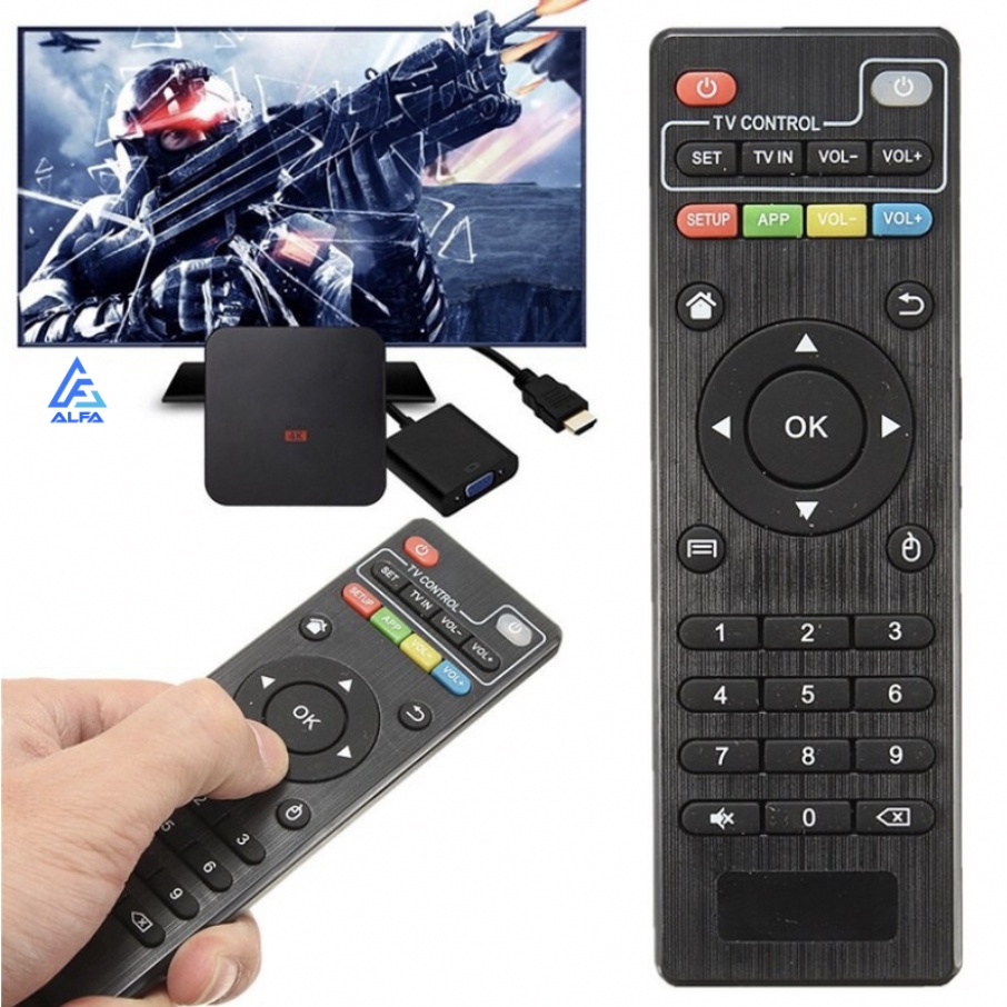 Controle Remoto Tv Box Universal 4k Mx9 Tx3 Tx9 Tx2 Mxq Pro 4k ...
