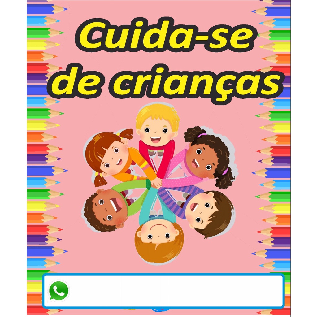 Banner Cuida-se de Criança 50x60 | Shopee Brasil