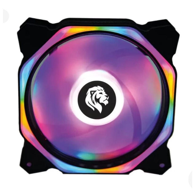 FAN COOLER GAMER RAINBOW LED HAYOM FC1301 | Shopee Brasil