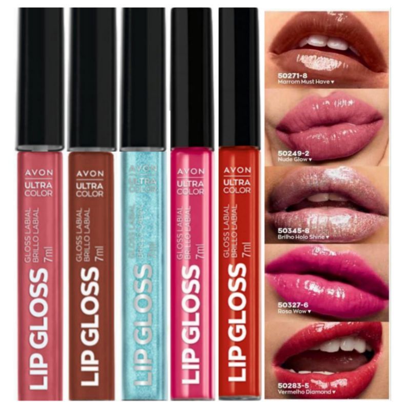 Gloss Labial Avon Ultra Color - 7ml | Shopee Brasil