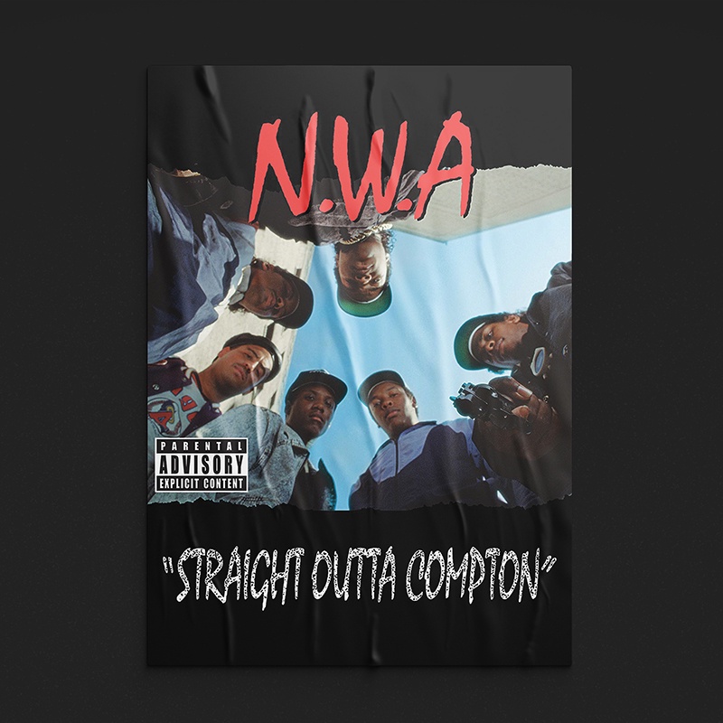 Poster N.W.A. - Straight Outta Compton / Tamanho A3 | Shopee Brasil