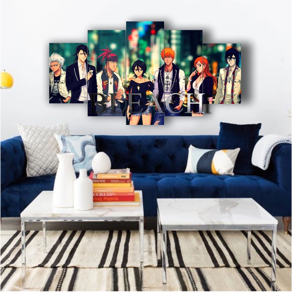 QUADRO MOSAICO BLEACH ICHIGO KUROSAKI SALA QUARTO ANIME PROMOÇÃO ...