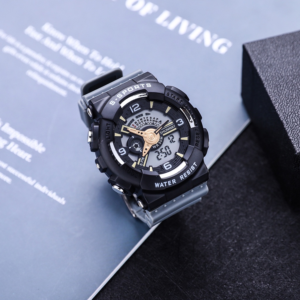 Relógio G Shock Masculino Luxo Digital De Pulso Prova Da Água Eletrônico Esportivo Militar ...