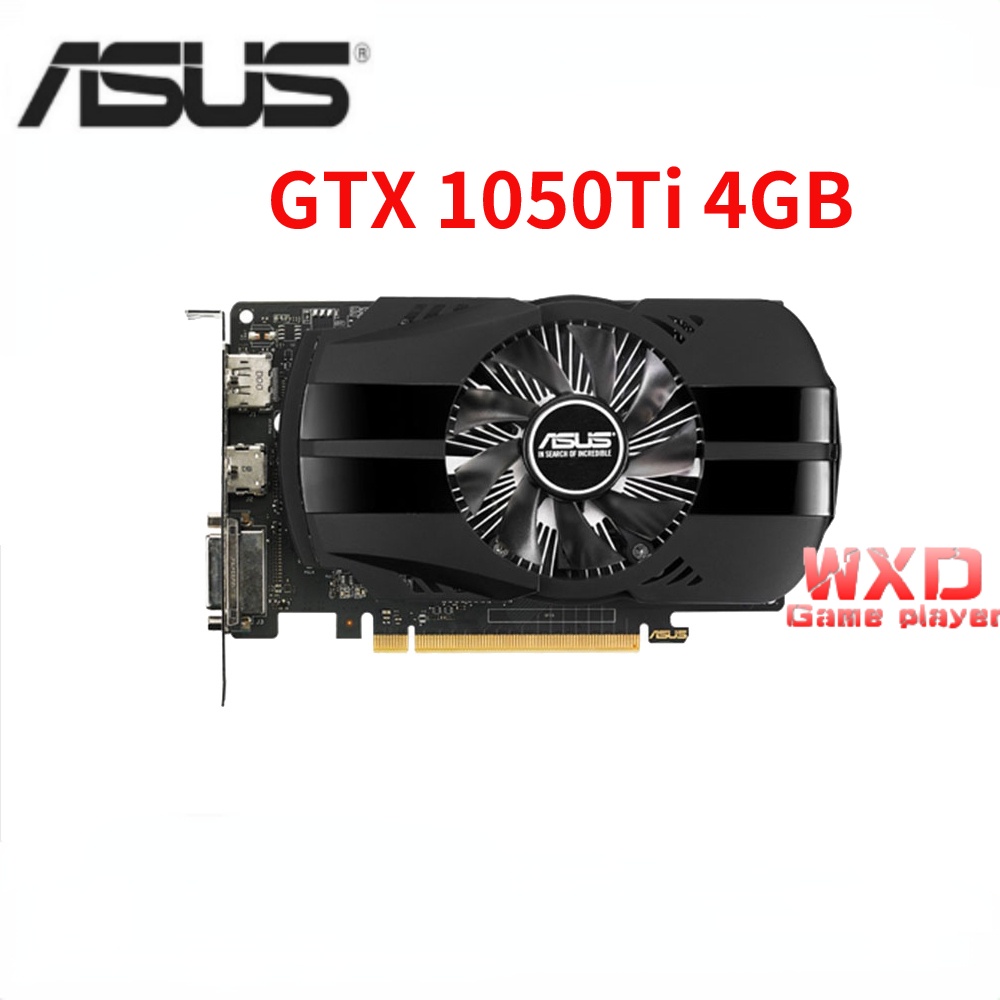 Asus GTX 1050ti 4GB 128bit GDDR5 gtx1050ti GPU qkov TIIO D2FK | Shopee ...