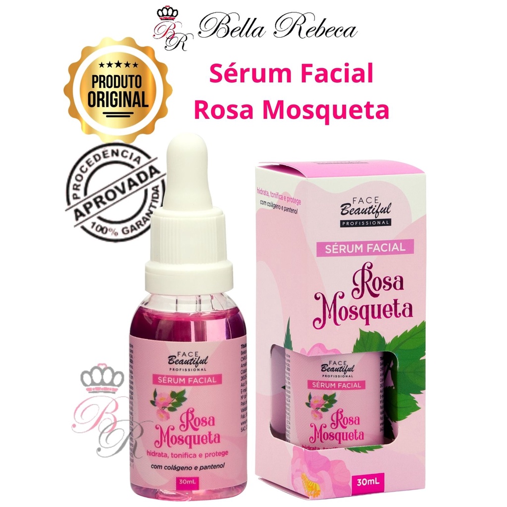 Serum Facial Face Beautiful Rosa Mosqueta 30ml | Shopee Brasil