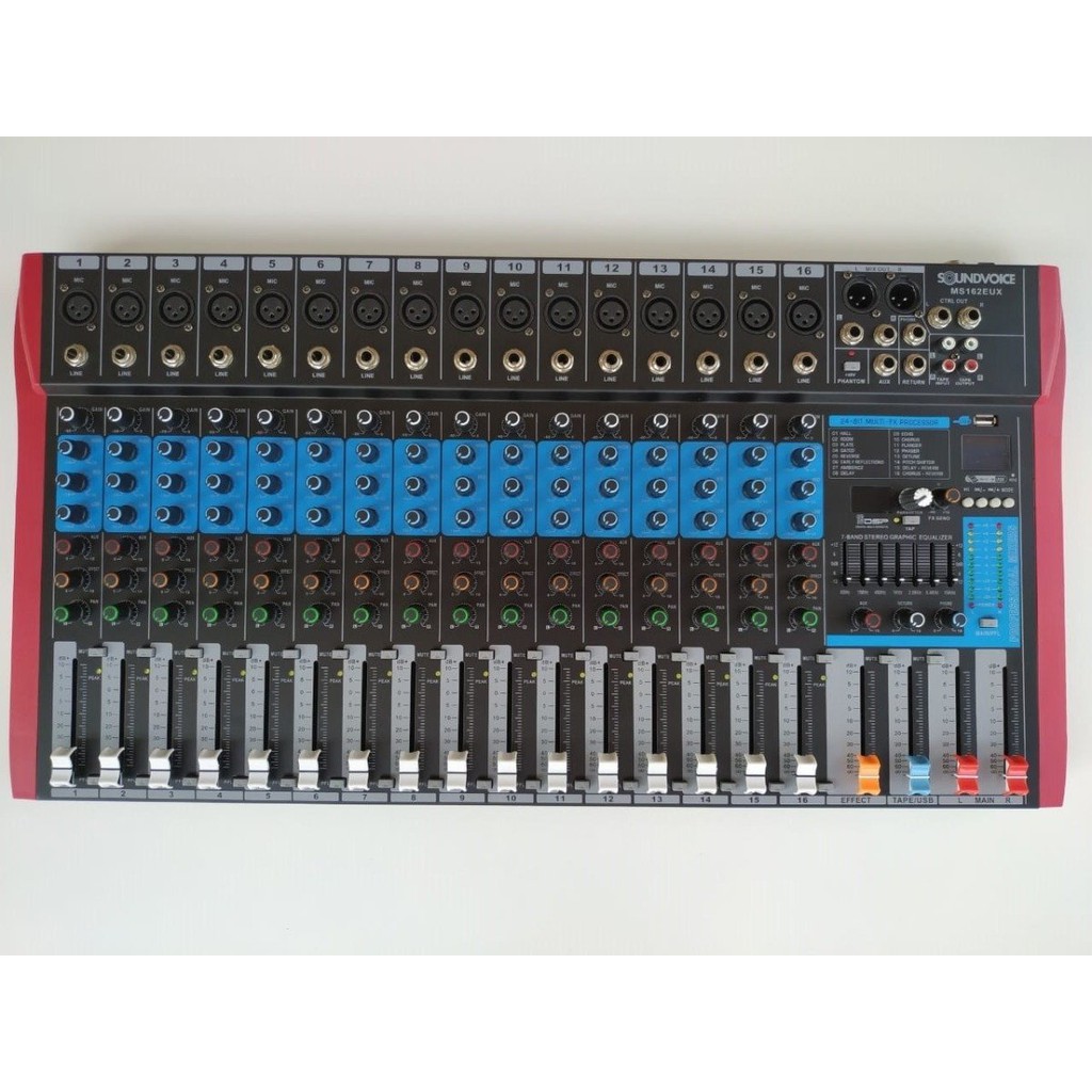 Mesa de Som Soundvoice, Modelo MS 162 EUX - Bluetooth | Shopee Brasil