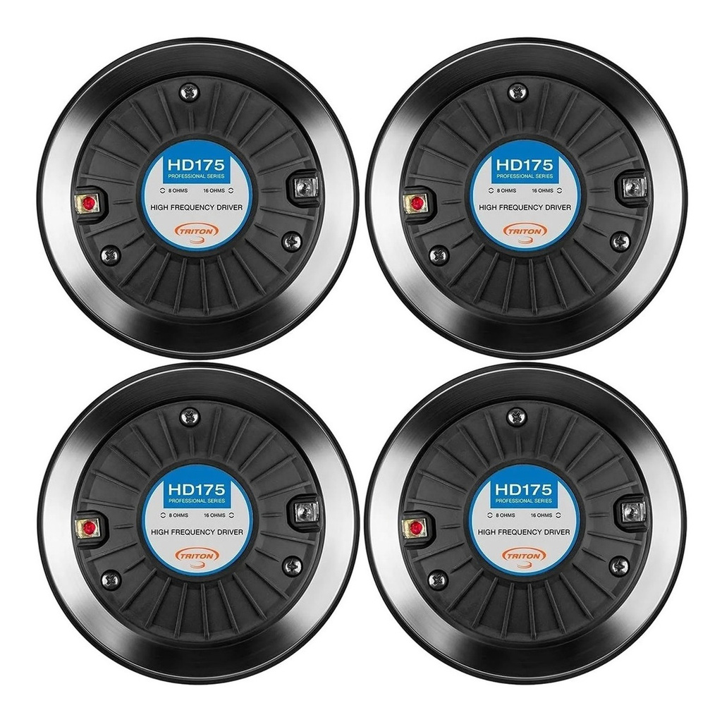 4 Driver Ti Hd175 8 Ohms Triton 80w Driver Titanio Novo Driver Titanio ...