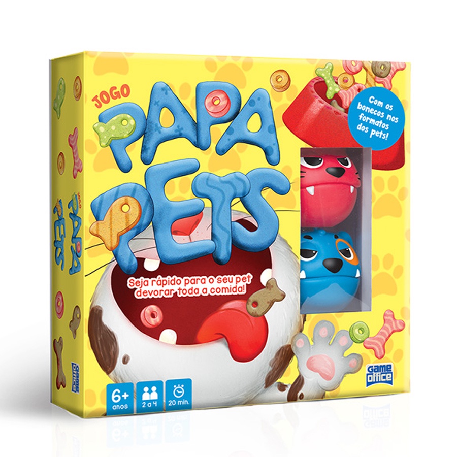 Jogo Papa Pets Para Brincar Com Gato E Cachorro De Dar Comida | Shopee ...
