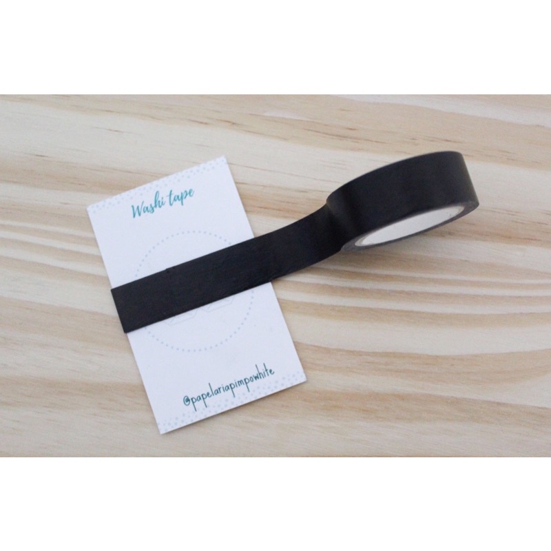 Washi Tape Preta Metro | Shopee Brasil