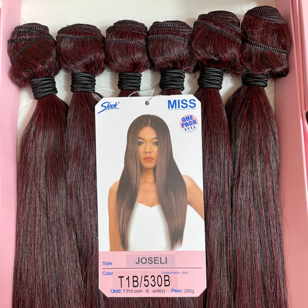 MISS JOSELI 60cm - SLEEK - Cabelo Liso - Bio Fibra. | Shopee Brasil