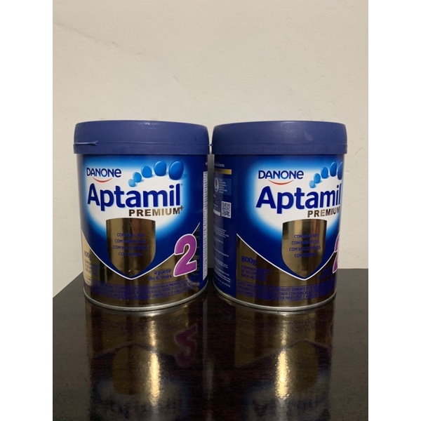 Aptamil premium 2 fórmula infantil 800g (kit com 2 unidades) | Shopee ...