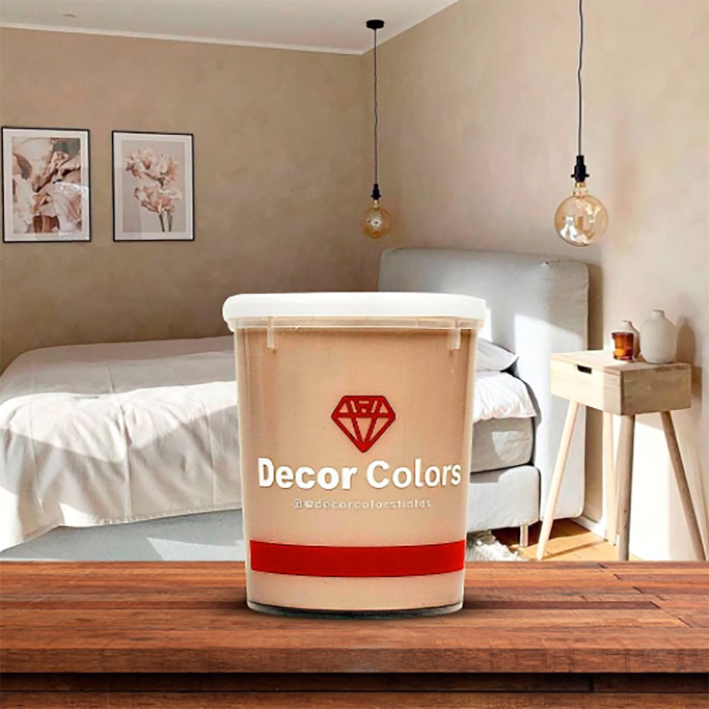 Tinta Cimento Queimado Diamantado Avelã 1,6 Kg Decor Colors Brinde ...