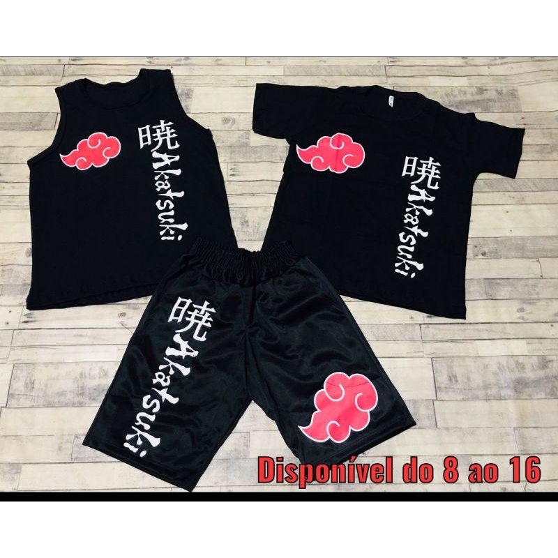 TRIO AKATSUKI 8 ao 16 anos | Shopee Brasil