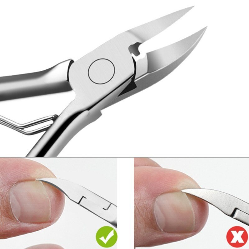 Alicate De Corte De Unha Ferro 11cm Profissional Manicure RCB0007 ...