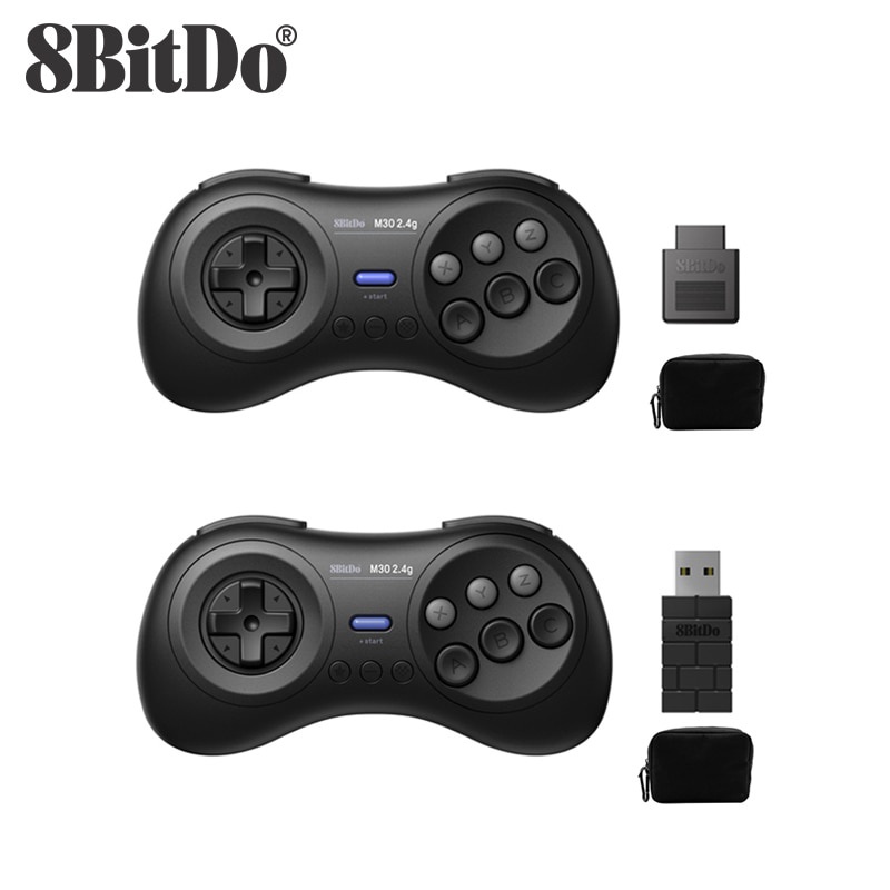 8BitDo M30 2.4G Gamepad Sem Fio Para Sega Genesis/Gega Mini E Mega ...
