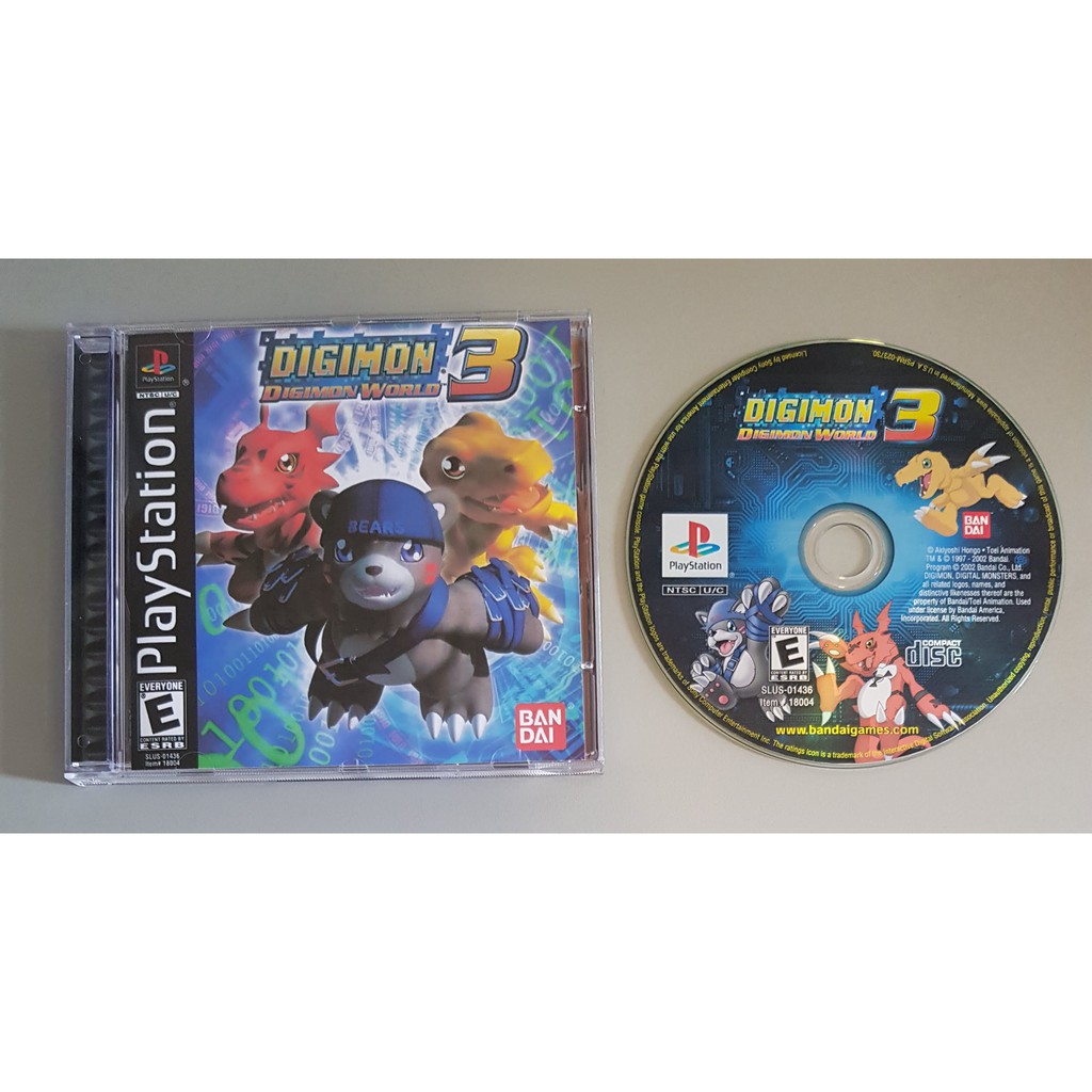 PS1 - Digimon World 3 - Leia a descrição - Desconto no Preço