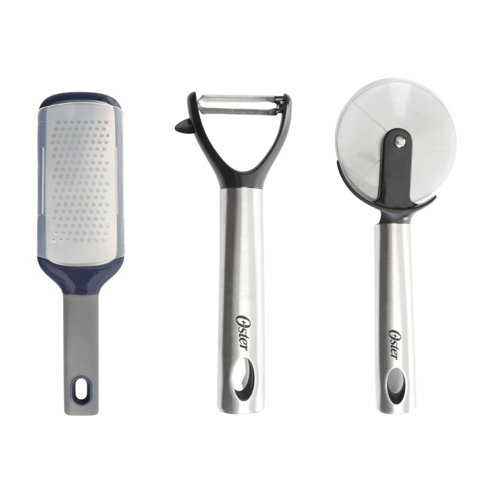 Kit Cortador de Pizza + Descascador + Ralador Oster | Shopee Brasil
